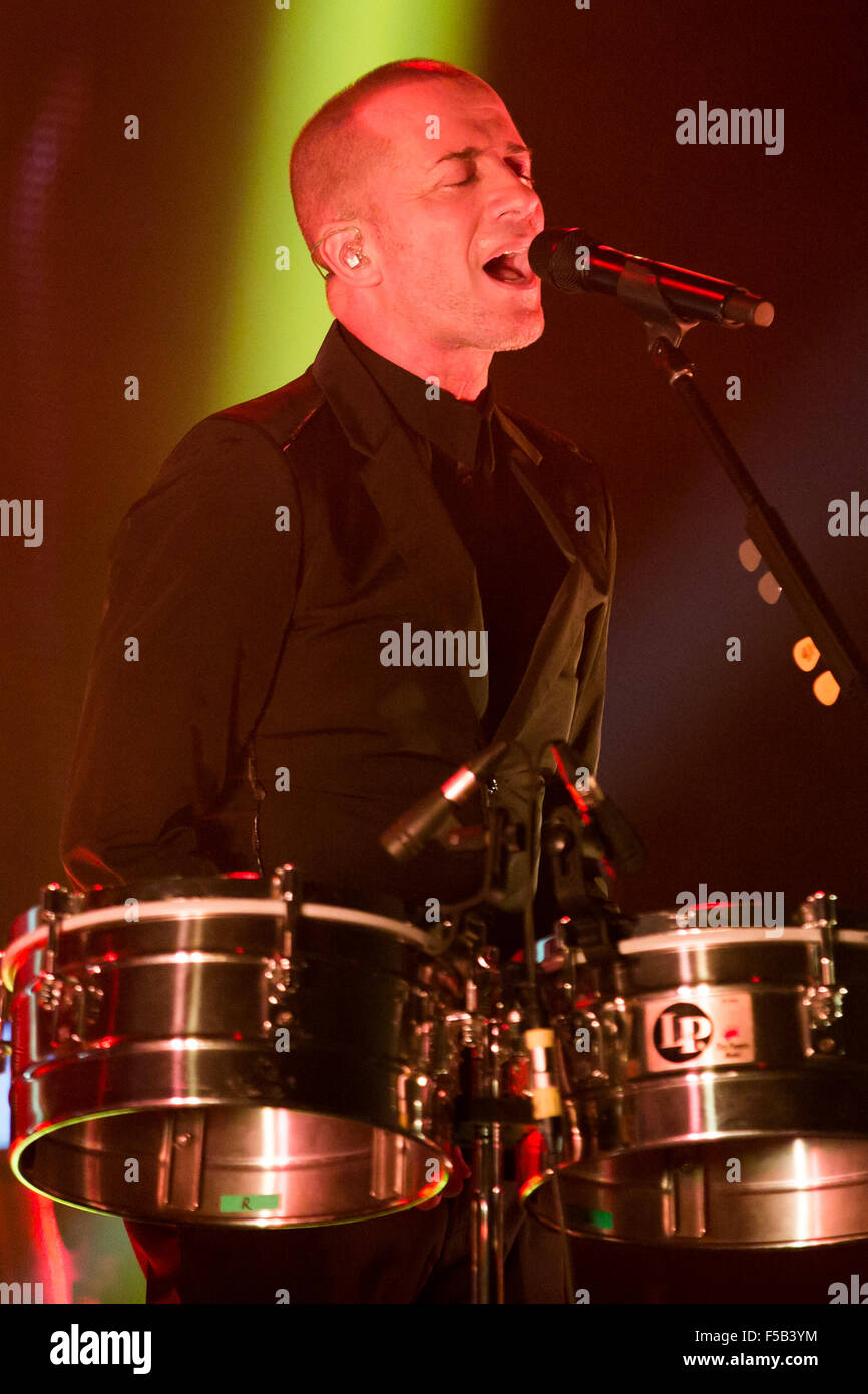 Turin, Italy. 31st Oct, 2015. Italian singer songwriter Raffaele ...