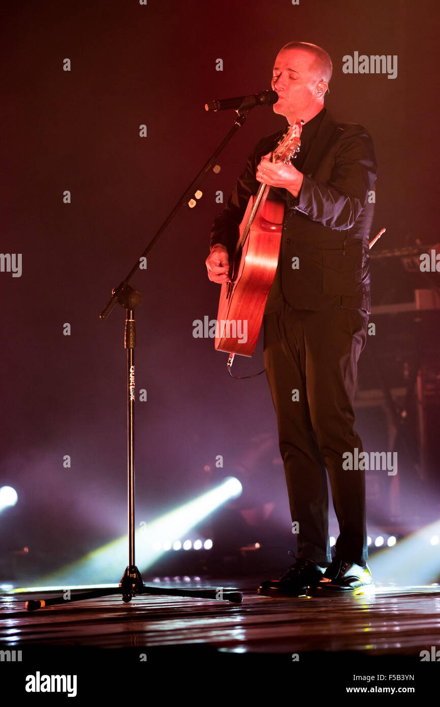 Turin, Italy. 31st Oct, 2015. Italian singer songwriter Raffaele ...