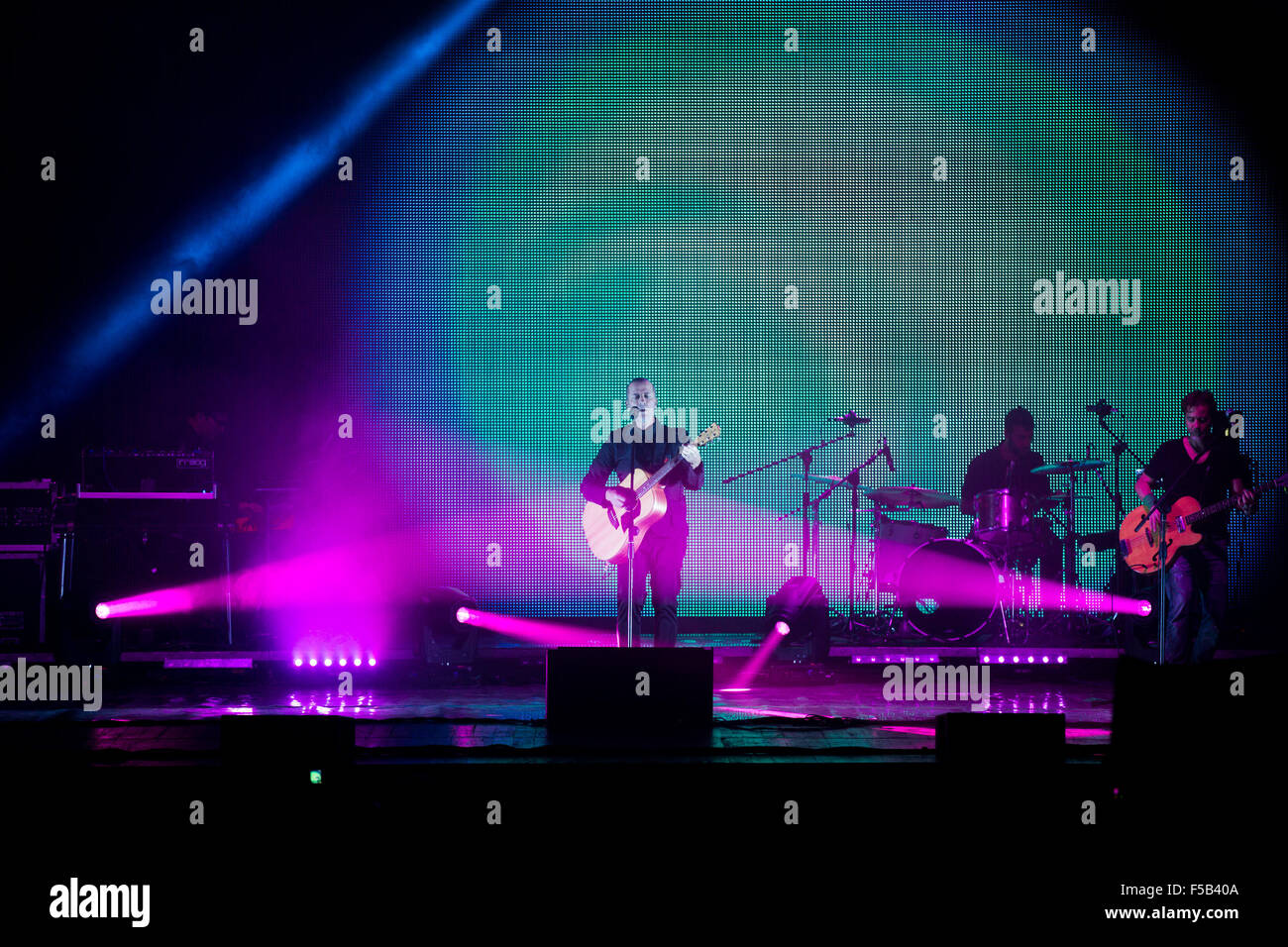 Turin, Italy. 31st Oct, 2015. Italian singer songwriter Raffaele ...
