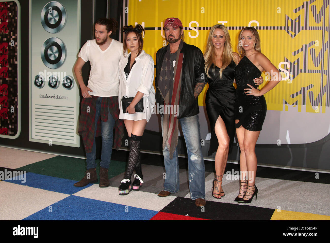 The 2015 MTV Video Music Awards Featuring: Braison Cyrus, Noah Cyrus ...