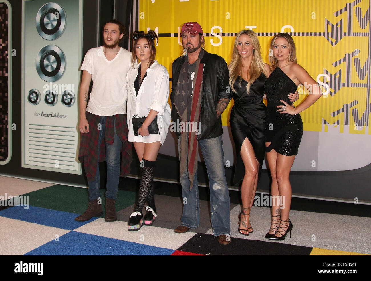 The 2015 MTV Video Music Awards Featuring: Braison Cyrus, Noah Cyrus ...