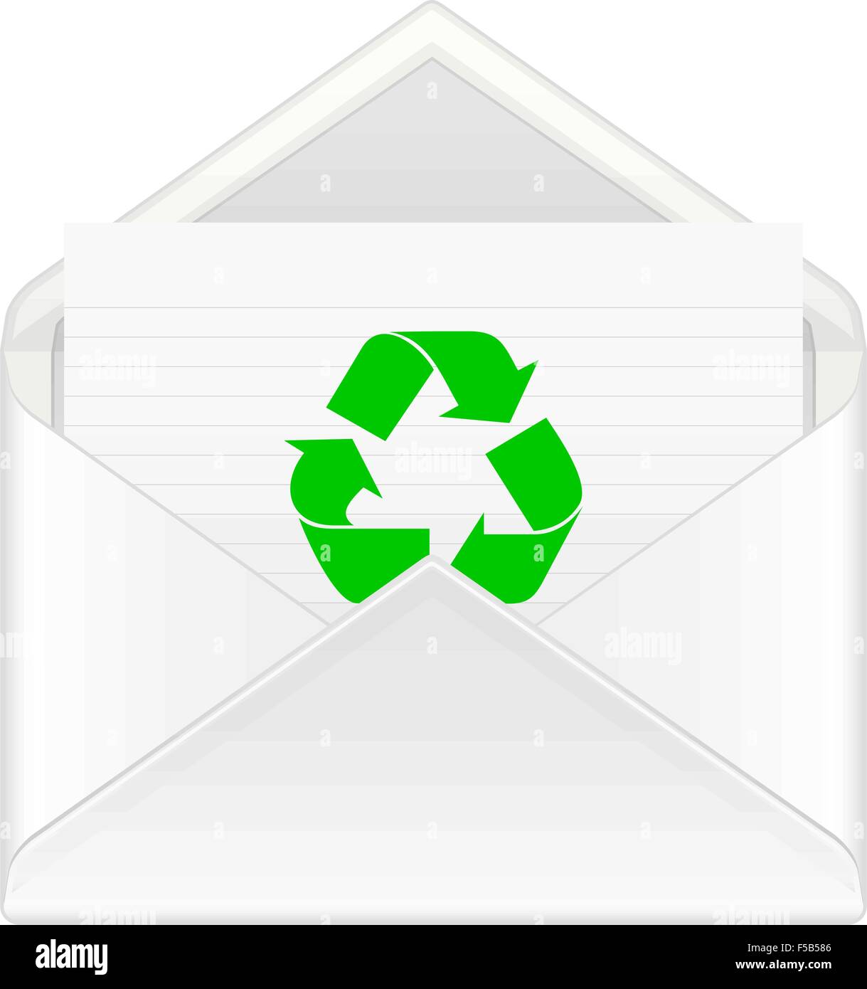 Open sheet paper on Stock Vector Images - Alamy