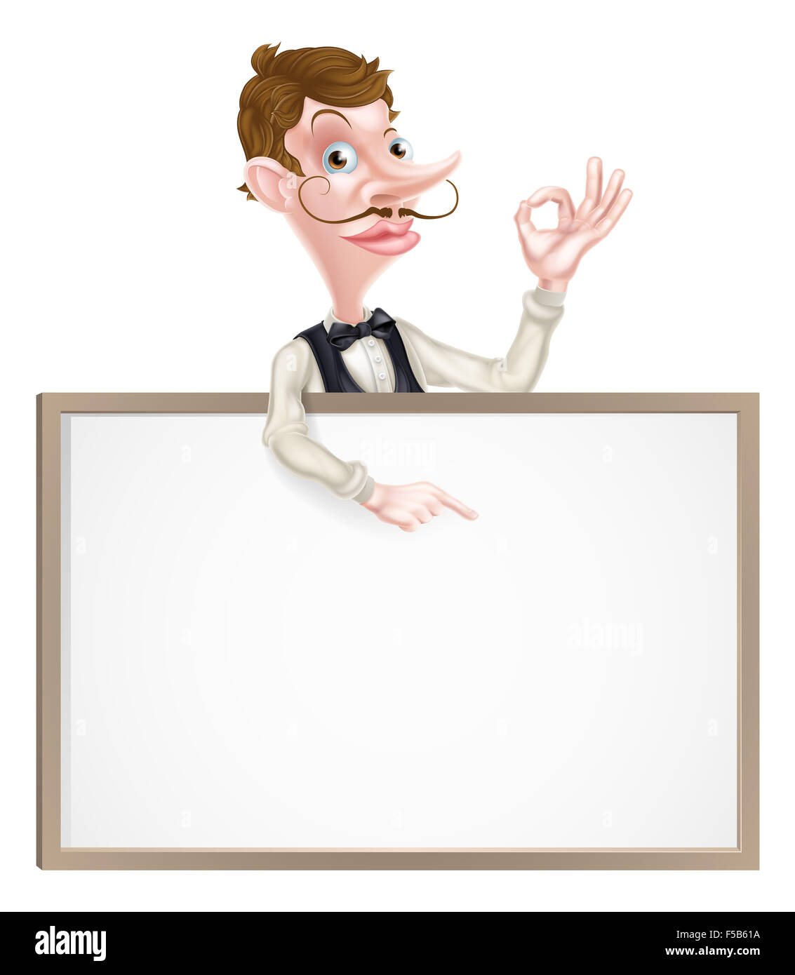 Restaurant signal waiter hi-res stock photography and images - Alamy