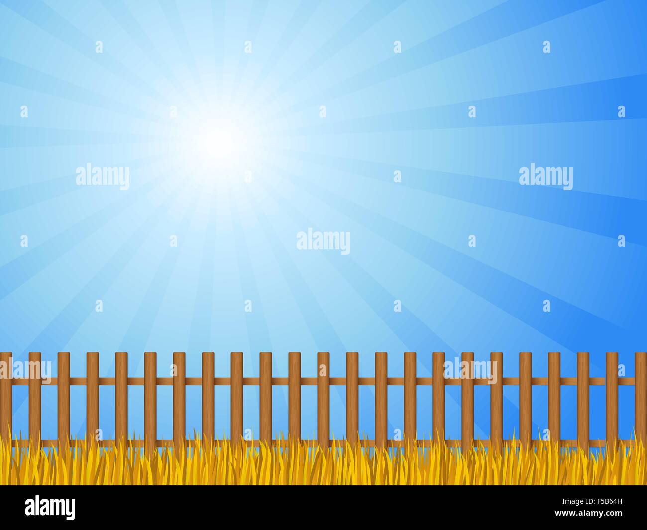 Autumn blue sky Stock Vector Images - Alamy