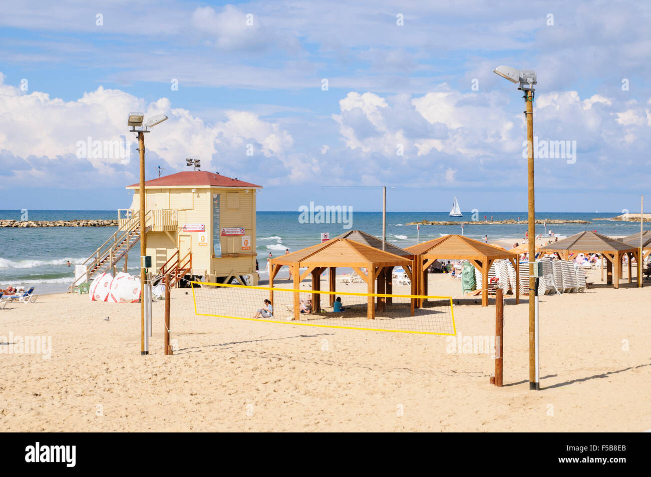 Tel aviv israel beach frishman hi-res stock photography and images - Alamy