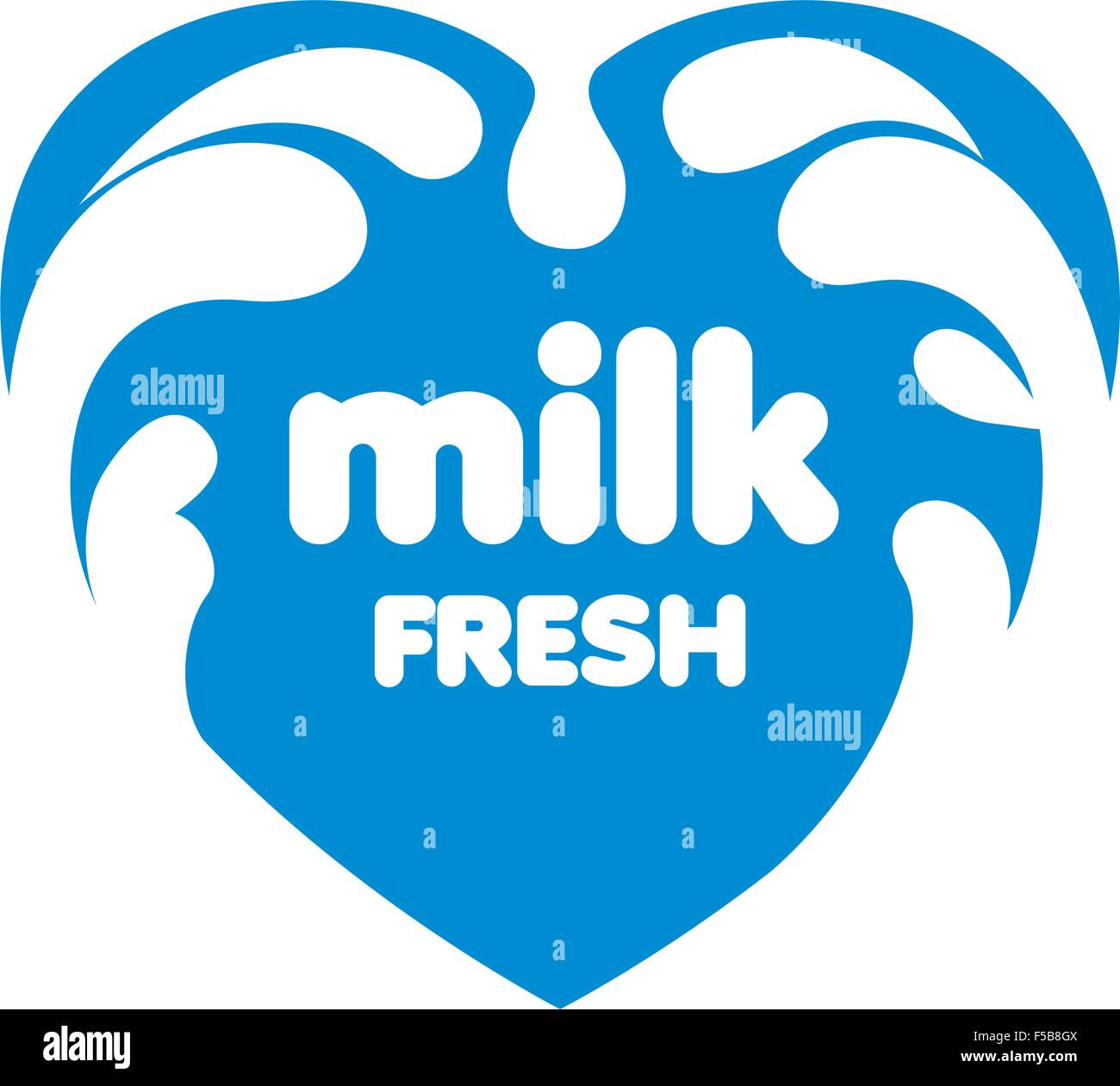 Vector Milk logo Stock Vector Image & Art - Alamy