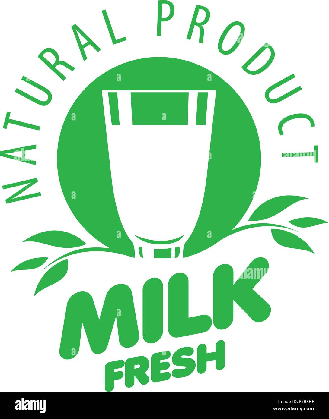 Vector Milk logo Stock Vector Image & Art - Alamy