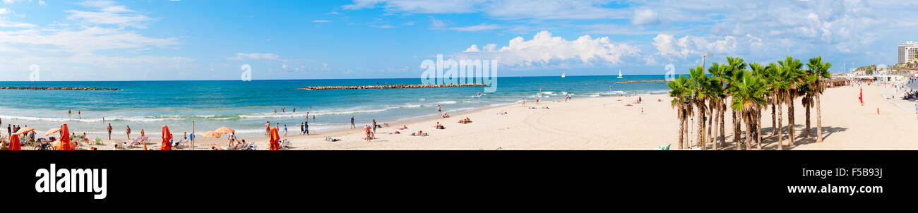 Frishman Beach, Tel Aviv, Israel Stock Photo - Alamy