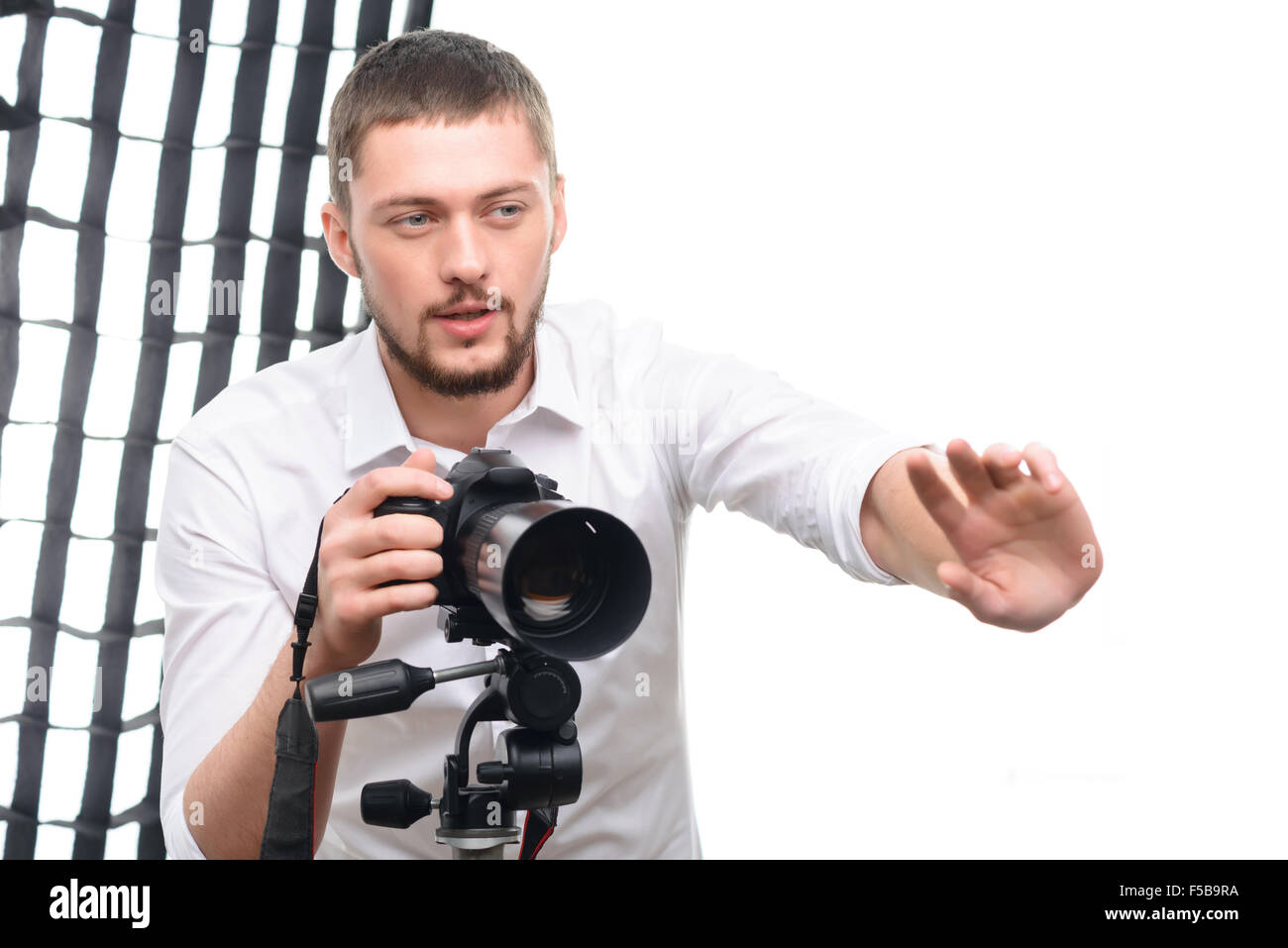 Person giving directions hi-res stock photography and images - Alamy