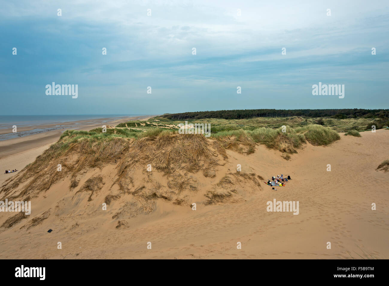 Formby beach and dunes Liverpool England Stock Photo - Alamy