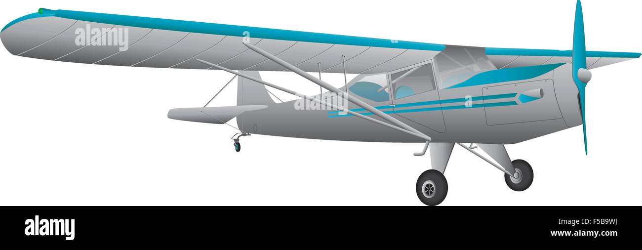 Propeller Plane Vector Vectors Stock Photos & Propeller Plane Vector ...