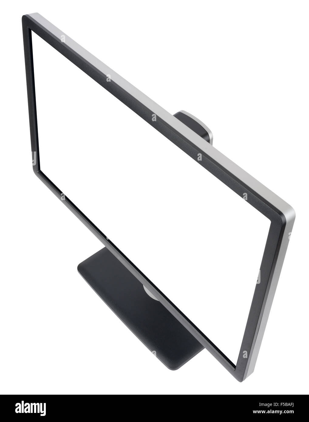 Display with white screen, top view Stock Photo - Alamy