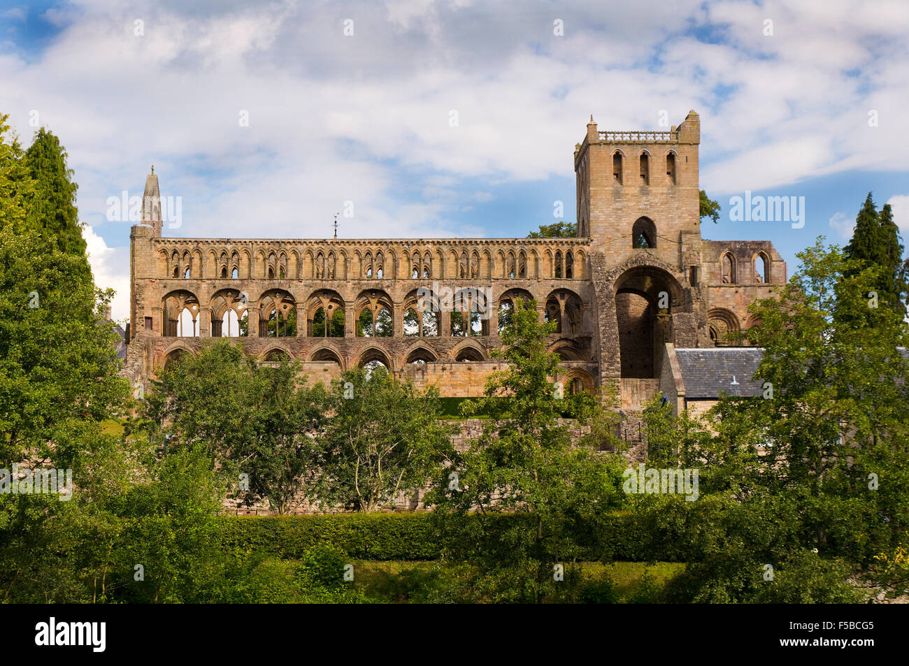 Jedburgh Abbey, scottish Borders Stock Photo - Alamy