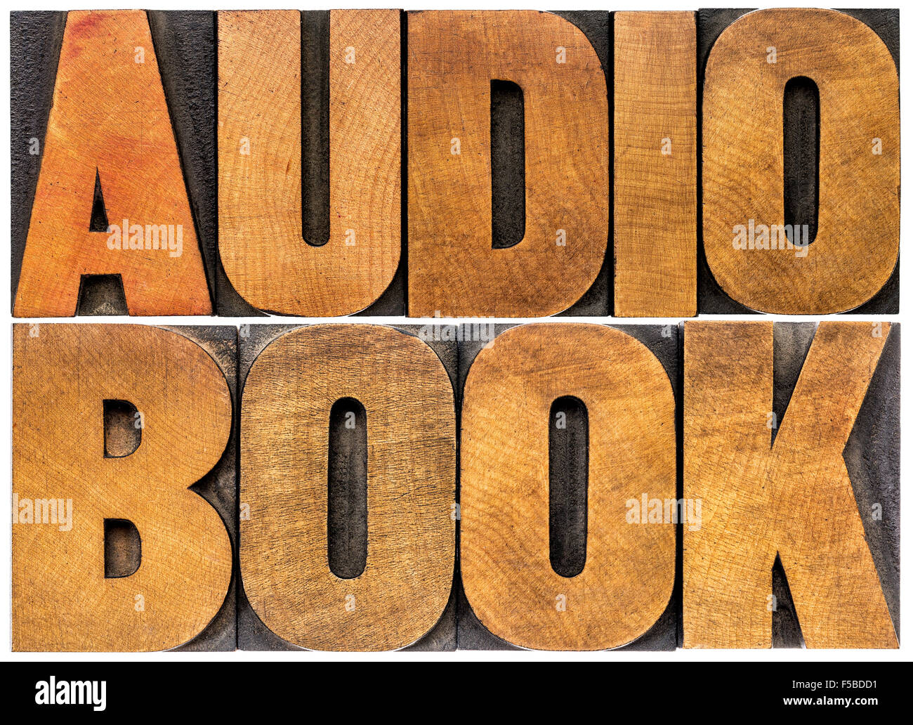 book word abstract - isolated text in vintage letterpress printing ...