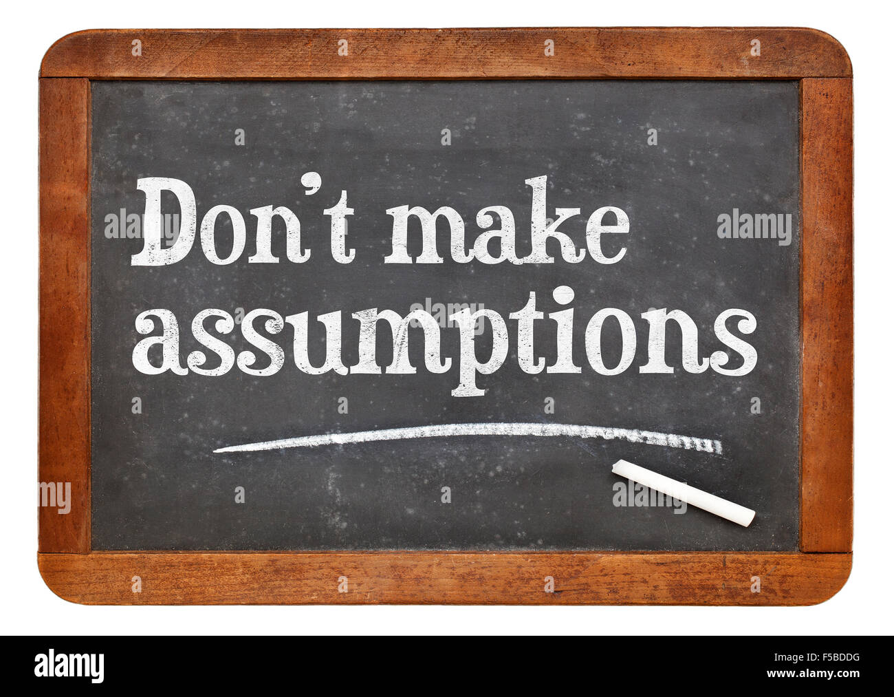 Assumptions hi-res stock photography and images - Alamy