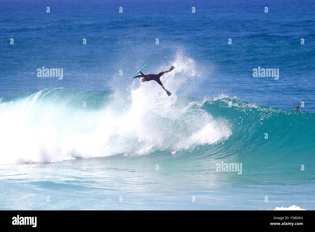 North Shore, HI, USA. 29th Oct, 2015. Dave Hubbard practicing for the ...