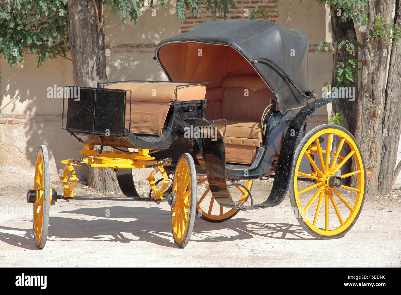 antique horse carriage in a outdoor exposition Stock Photo - Alamy