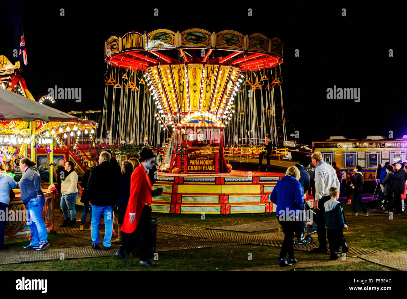 Carters Steam Fair, funfair, Reading, UK Stock Photo - Alamy