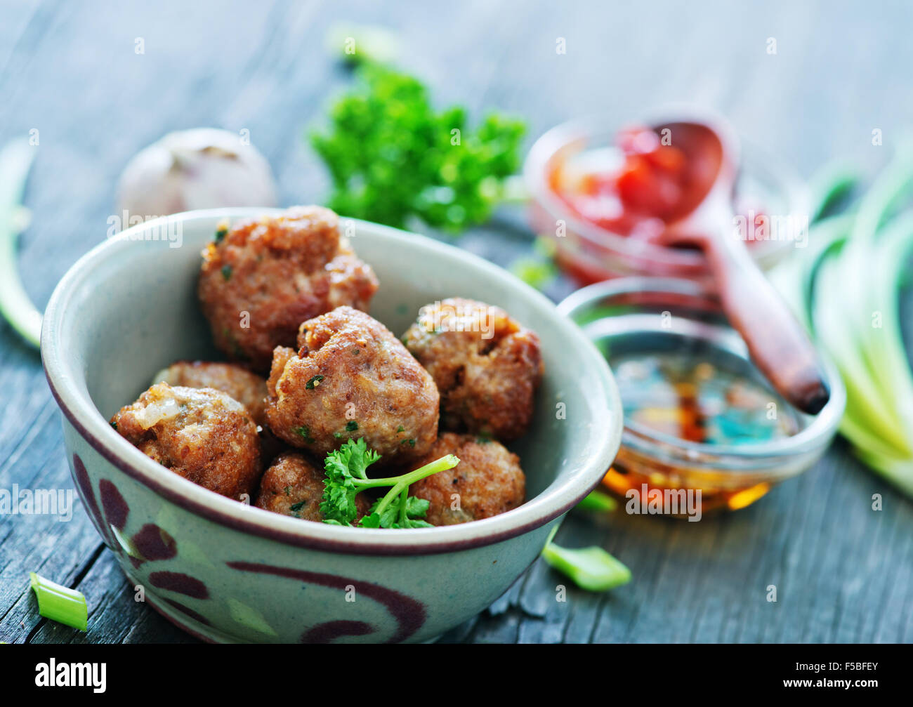Pile fried minced meat hi-res stock photography and images - Alamy
