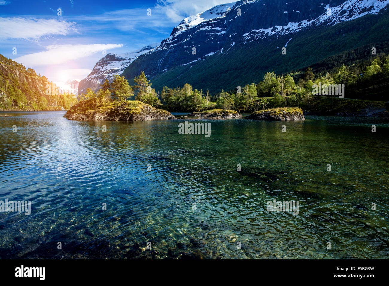 Beautiful Nature Norway natural landscape Stock Photo - Alamy