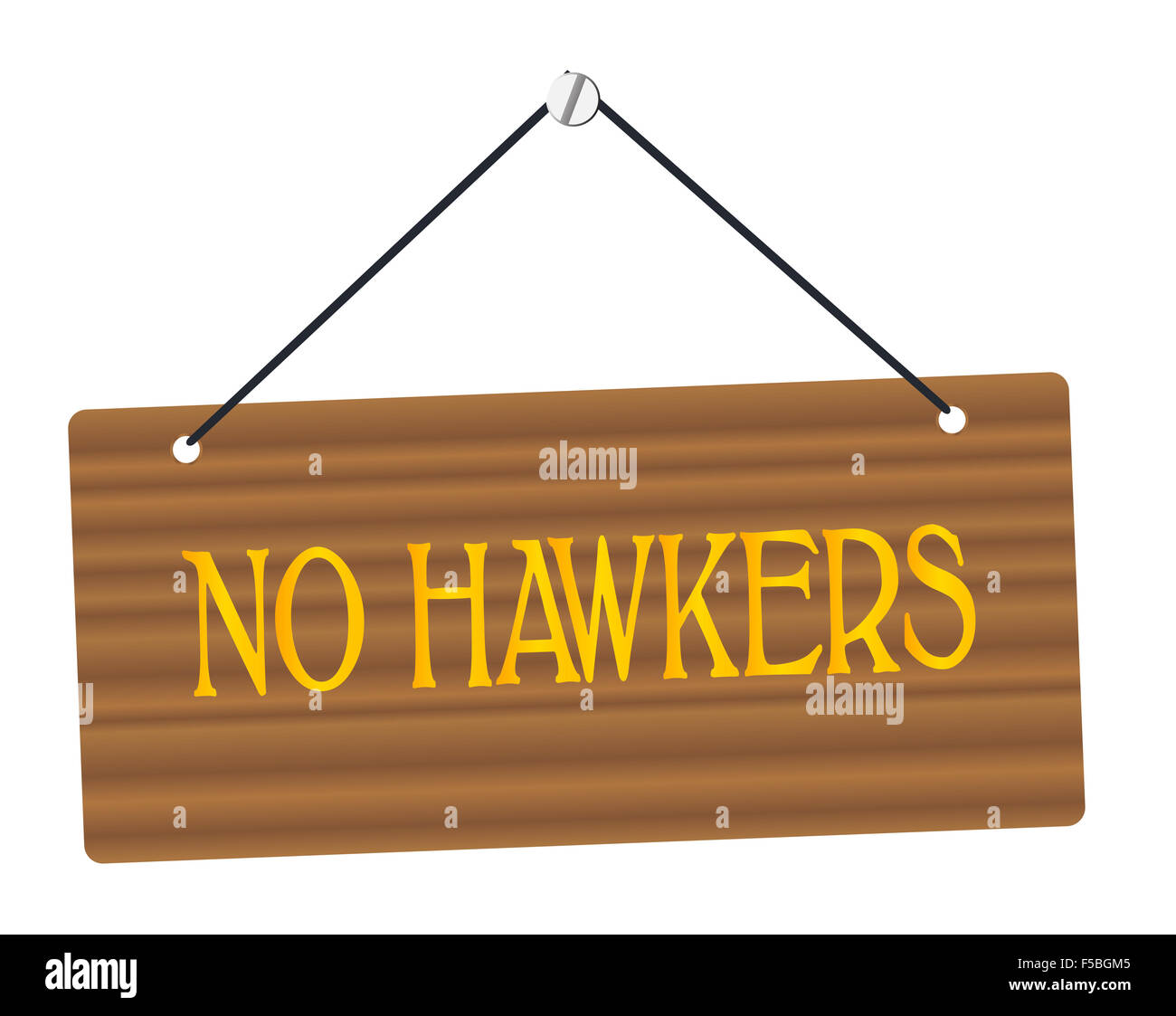 No hawkers sign hi-res stock photography and images - Alamy