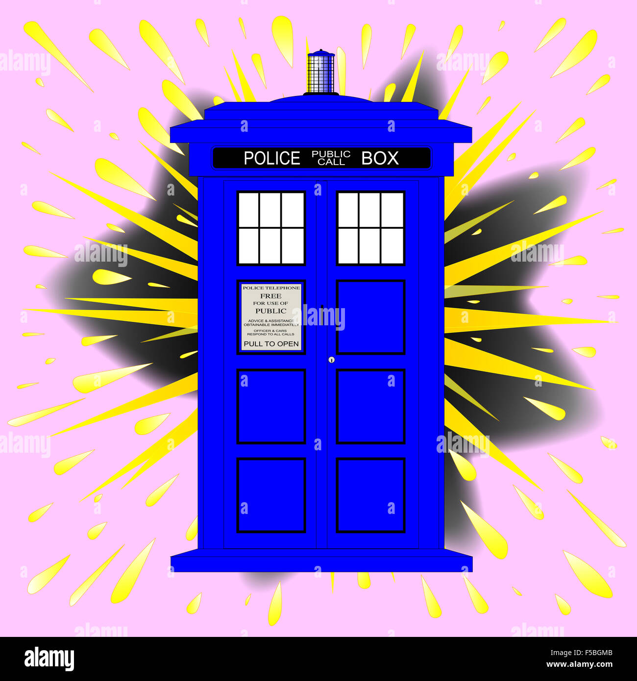 Doctor who tardis explosion hi-res stock photography and images - Alamy