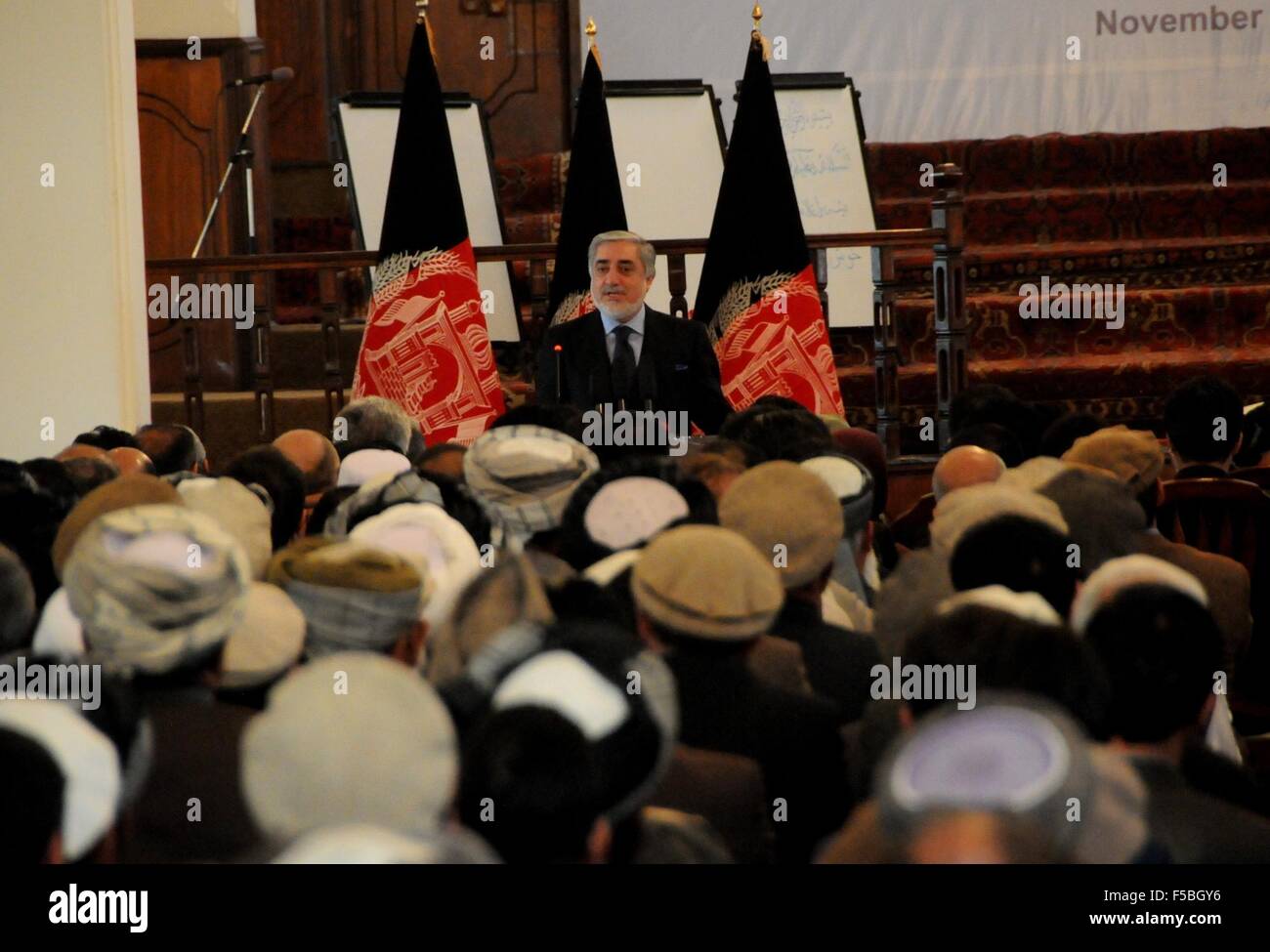 Kabul, Afghanistan. 1st Nov, 2015. Afghan Chief Executive Officer ...