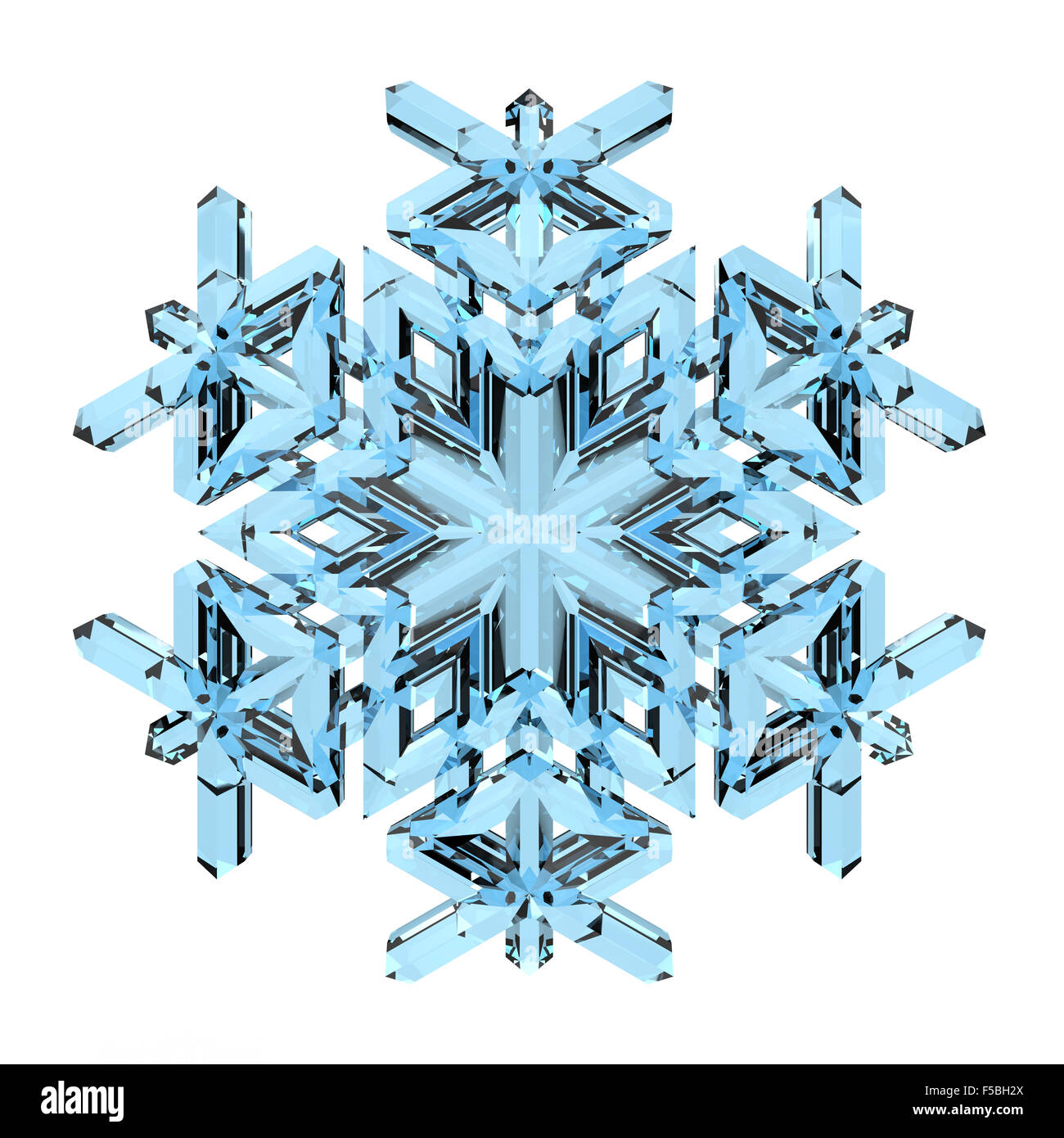 Snowflake Crystals Background Clipart