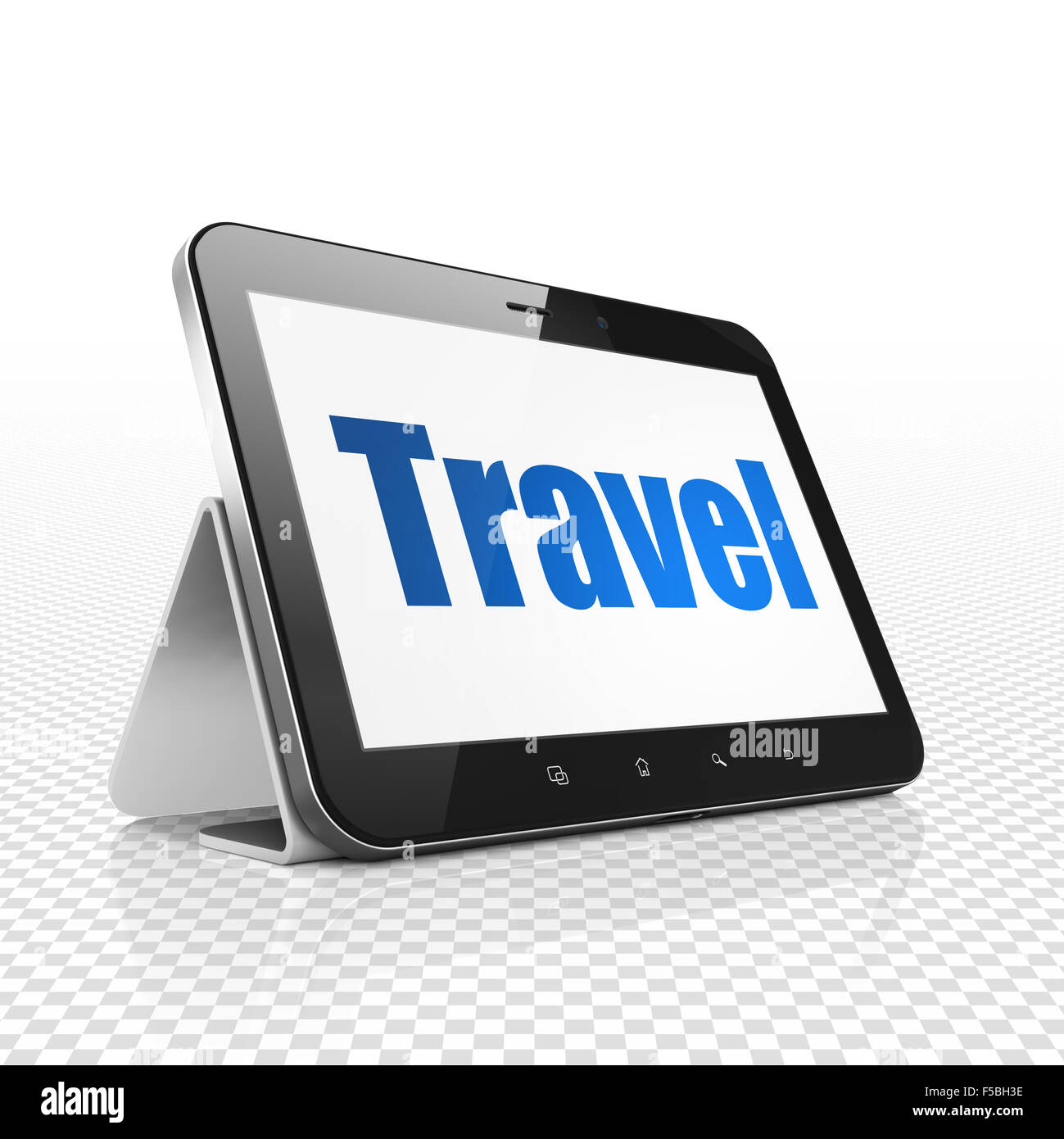 Travel concept: Tablet Computer with Travel on display Stock Photo - Alamy