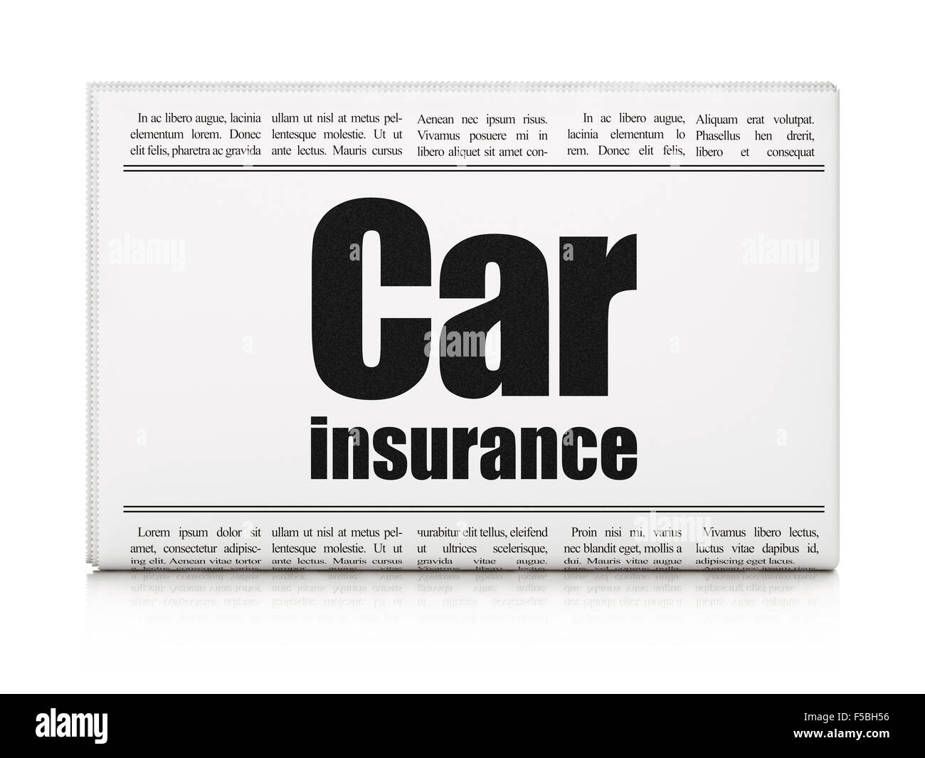 Car newspaper Cut Out Stock Images & Pictures - Alamy