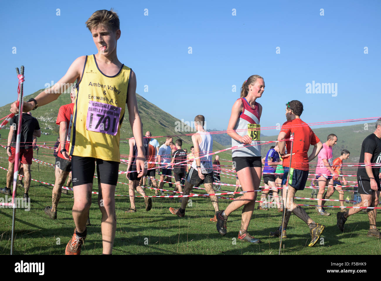 The stepping stones over the river dove in dovedale hi-res stock ...
