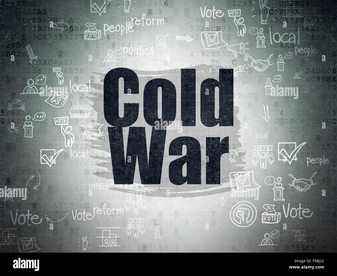 Political concept: Cold War on Digital Paper background Stock Photo - Alamy