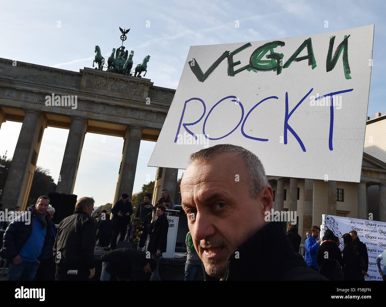 Vegan rally hi-res stock photography and images - Alamy