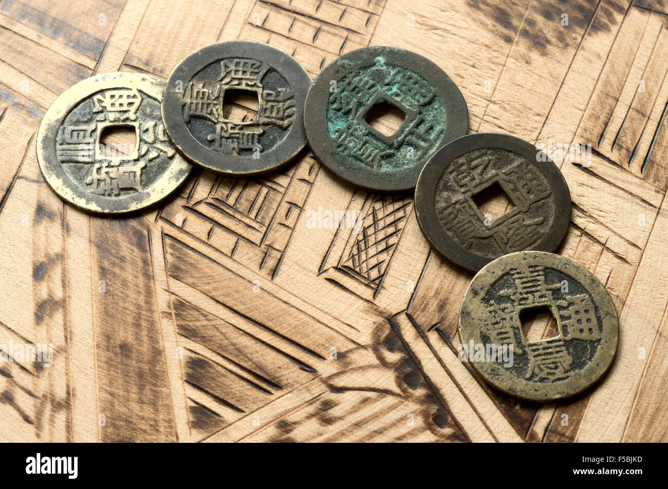 Old chinese coin of Qing Dynasty Stock Photo - Alamy