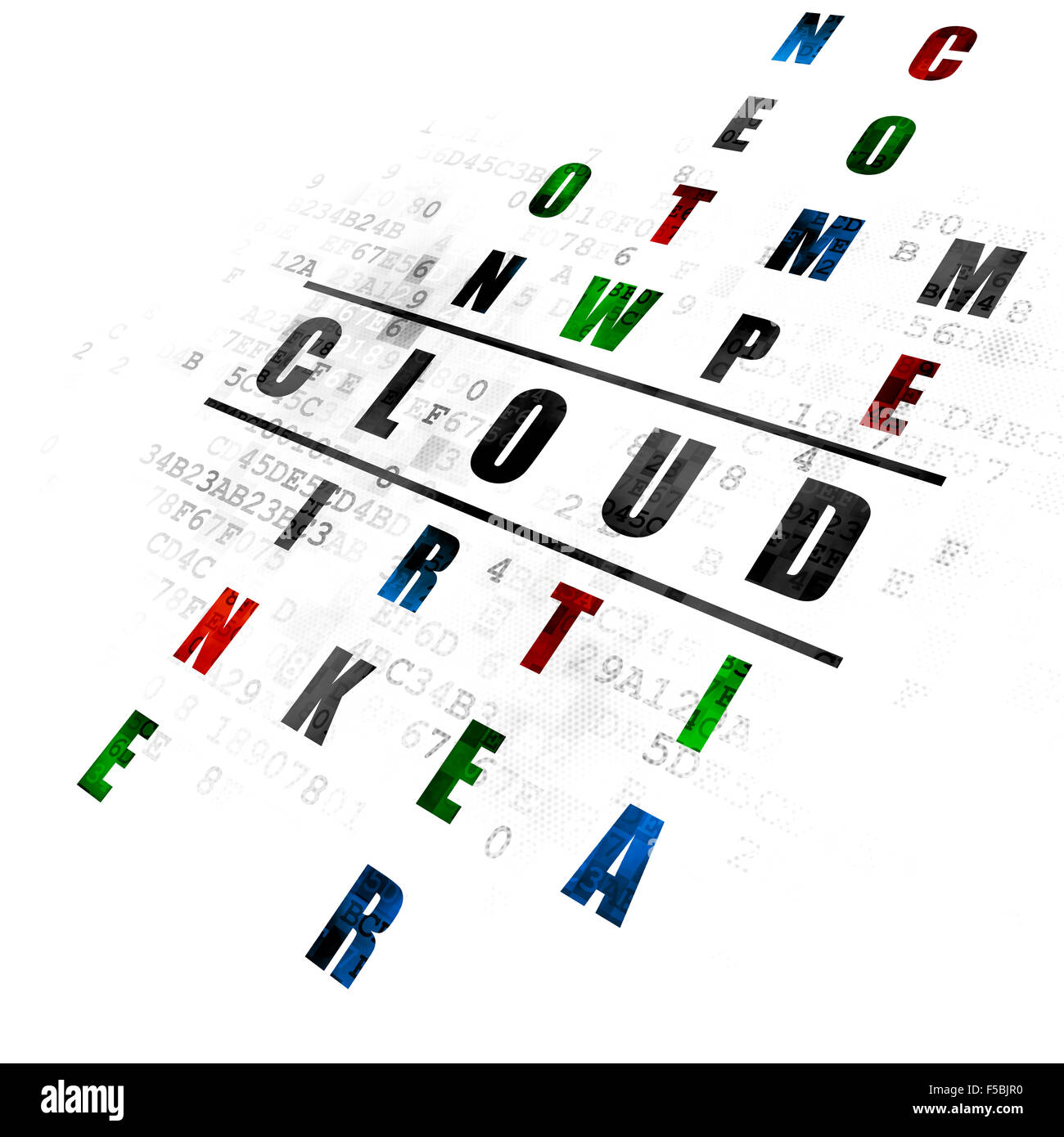 Crossword puzzle word cloud concept hi-res stock photography and images ...