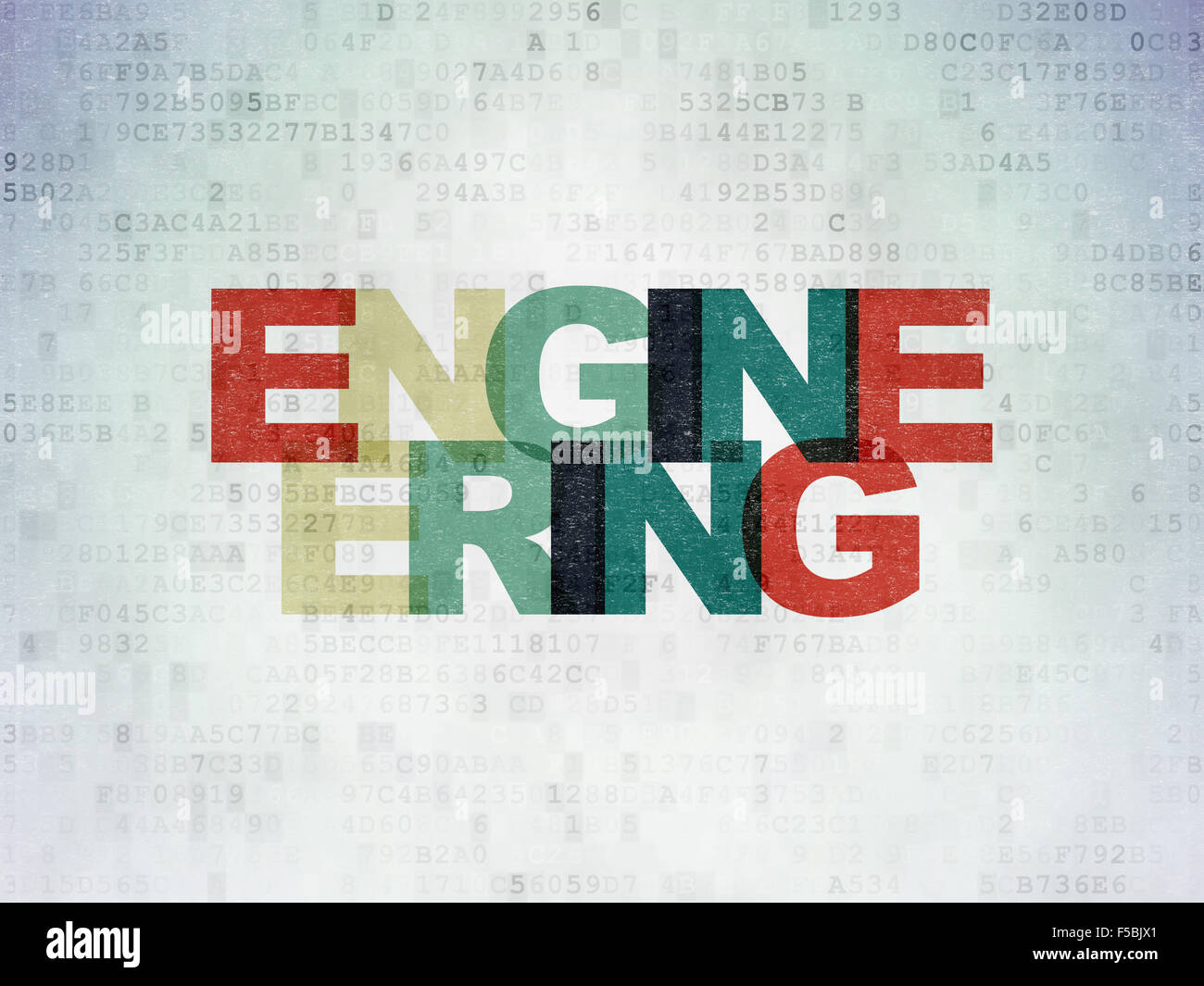 Science concept: Engineering on Digital Paper background Stock Photo ...