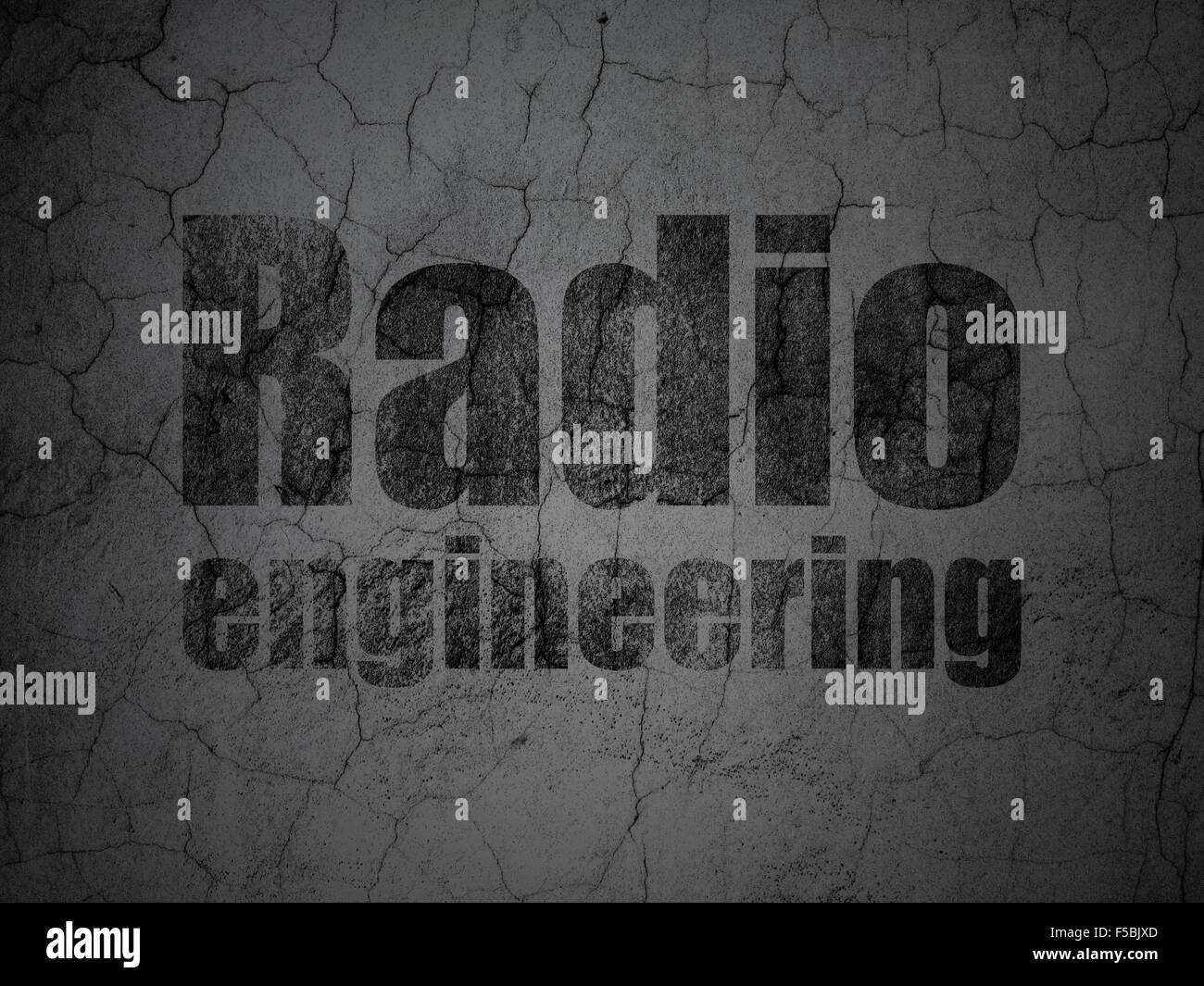 Science concept: Radio Engineering on grunge wall background Stock ...