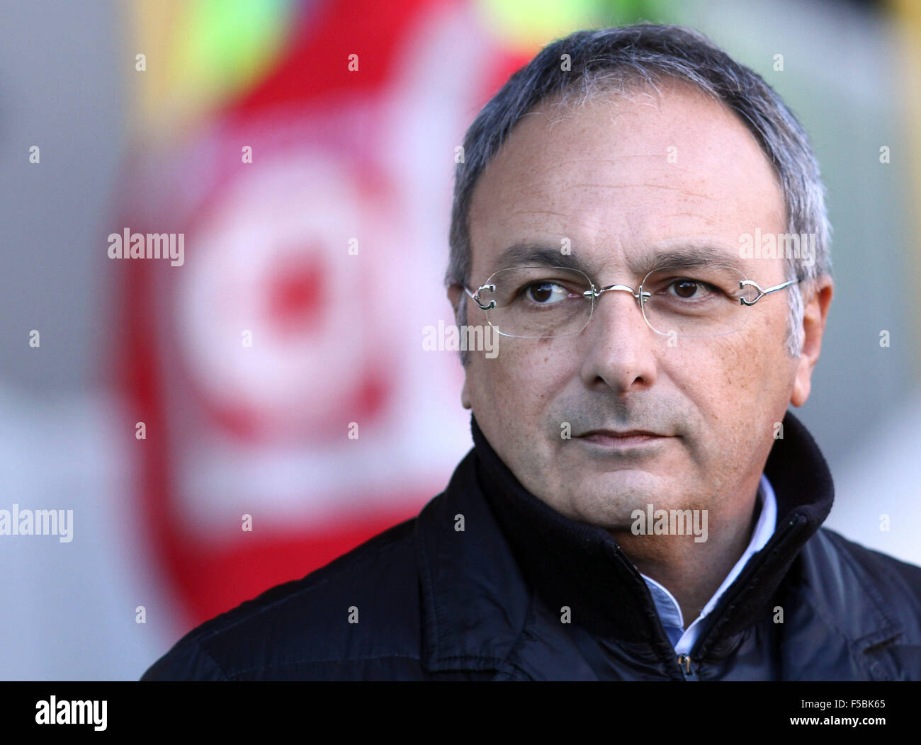 Udine, Italy. 1st November, 2015. Franco Soldati, Udinese's President ...