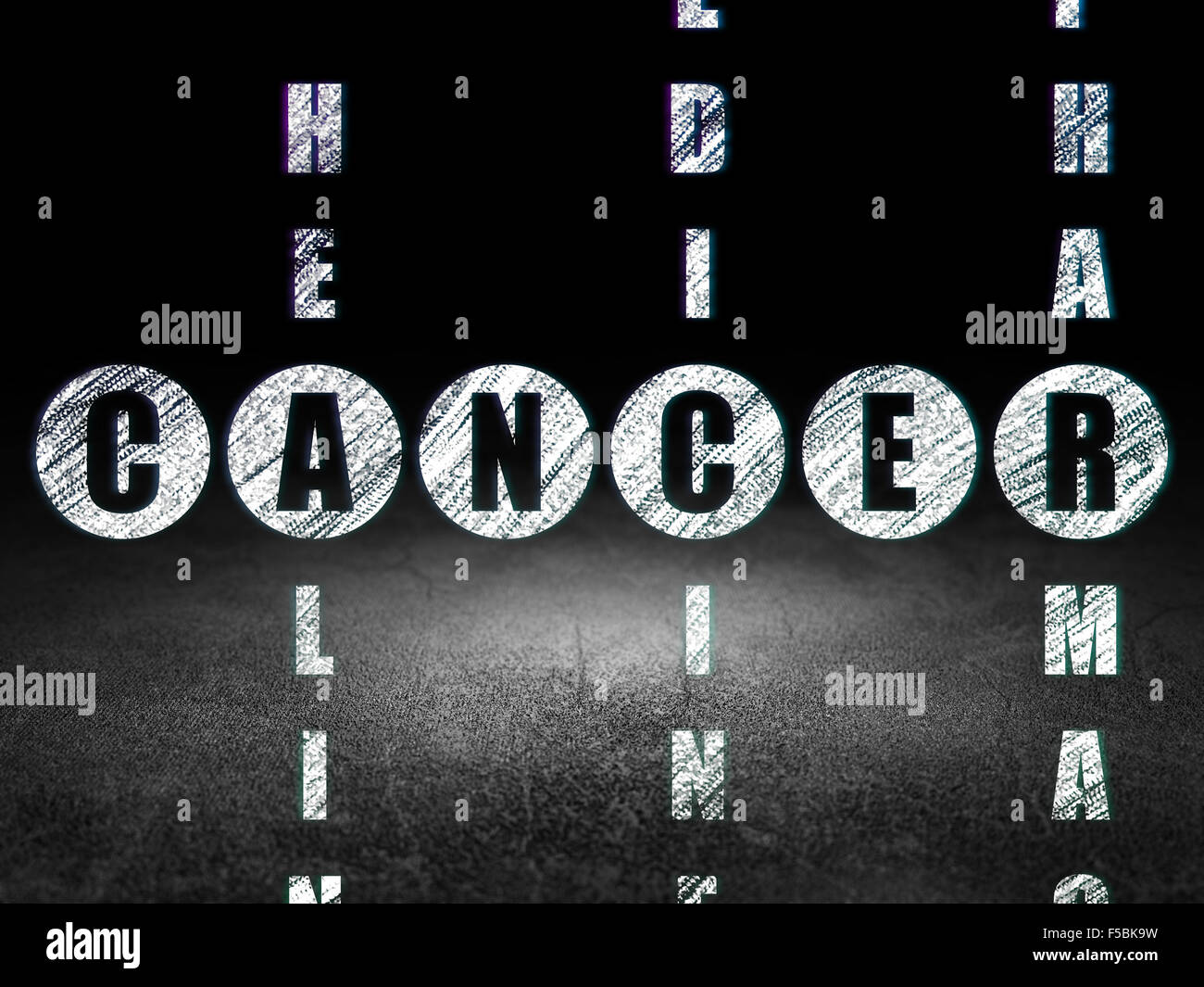 Health concept: Cancer in Crossword Puzzle Stock Photo - Alamy