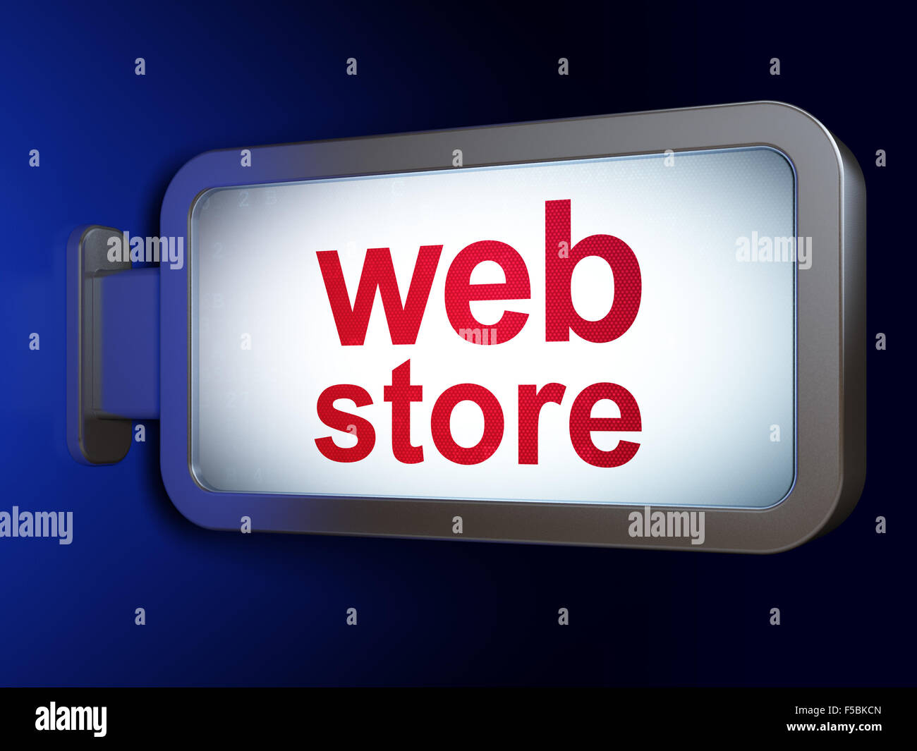 Web design concept: Web Store on billboard background Stock Photo - Alamy