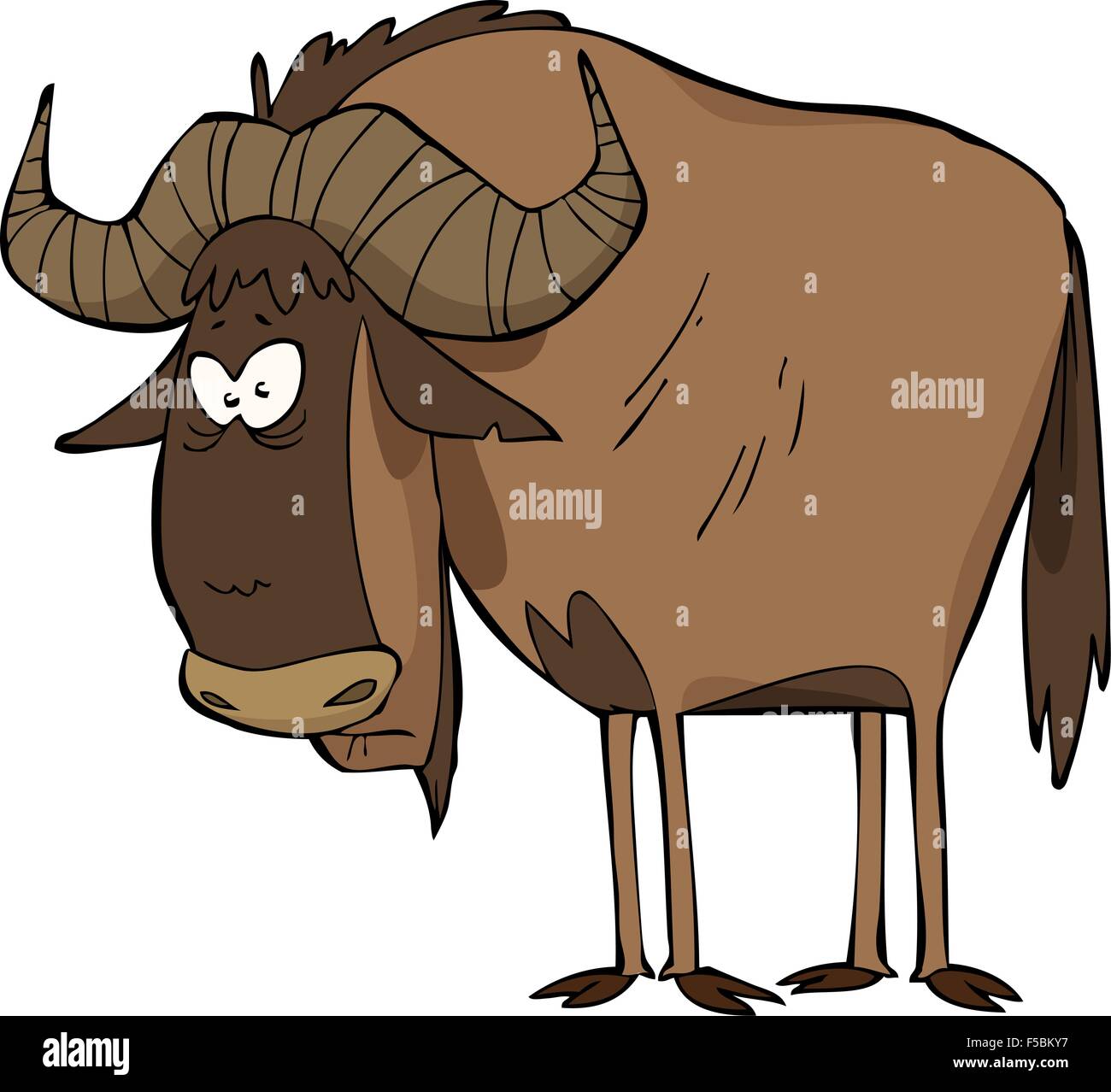 Cartoon Animal Wildebeest High Resolution Stock Photography and Images ...