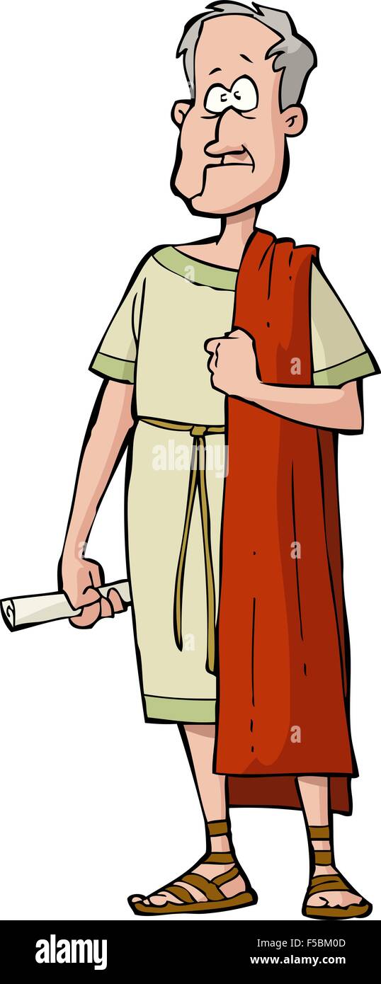 Roman Senator Toga Stock Vector Images - Alamy