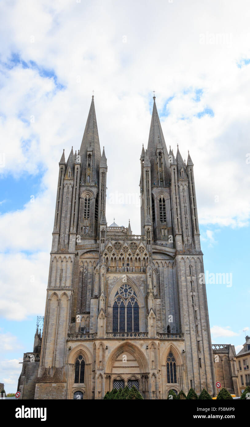 France normandy facade cathedral in hi-res stock photography and images ...