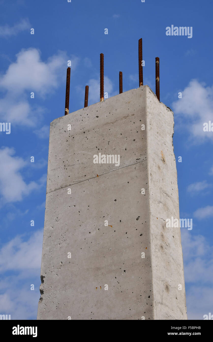 Reinforced concrete pillar hi-res stock photography and images - Alamy