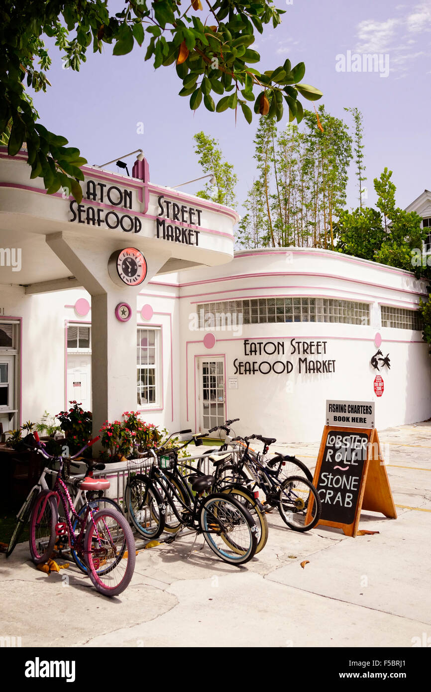Eaton Street Seafood Market outside Key West Florida USA travel Stock ...