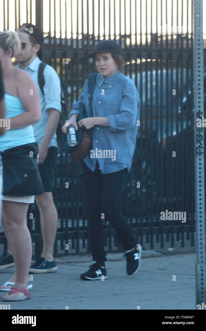 Ellen Page out shopping in Venice Featuring: Ellen Page Where: Los ...