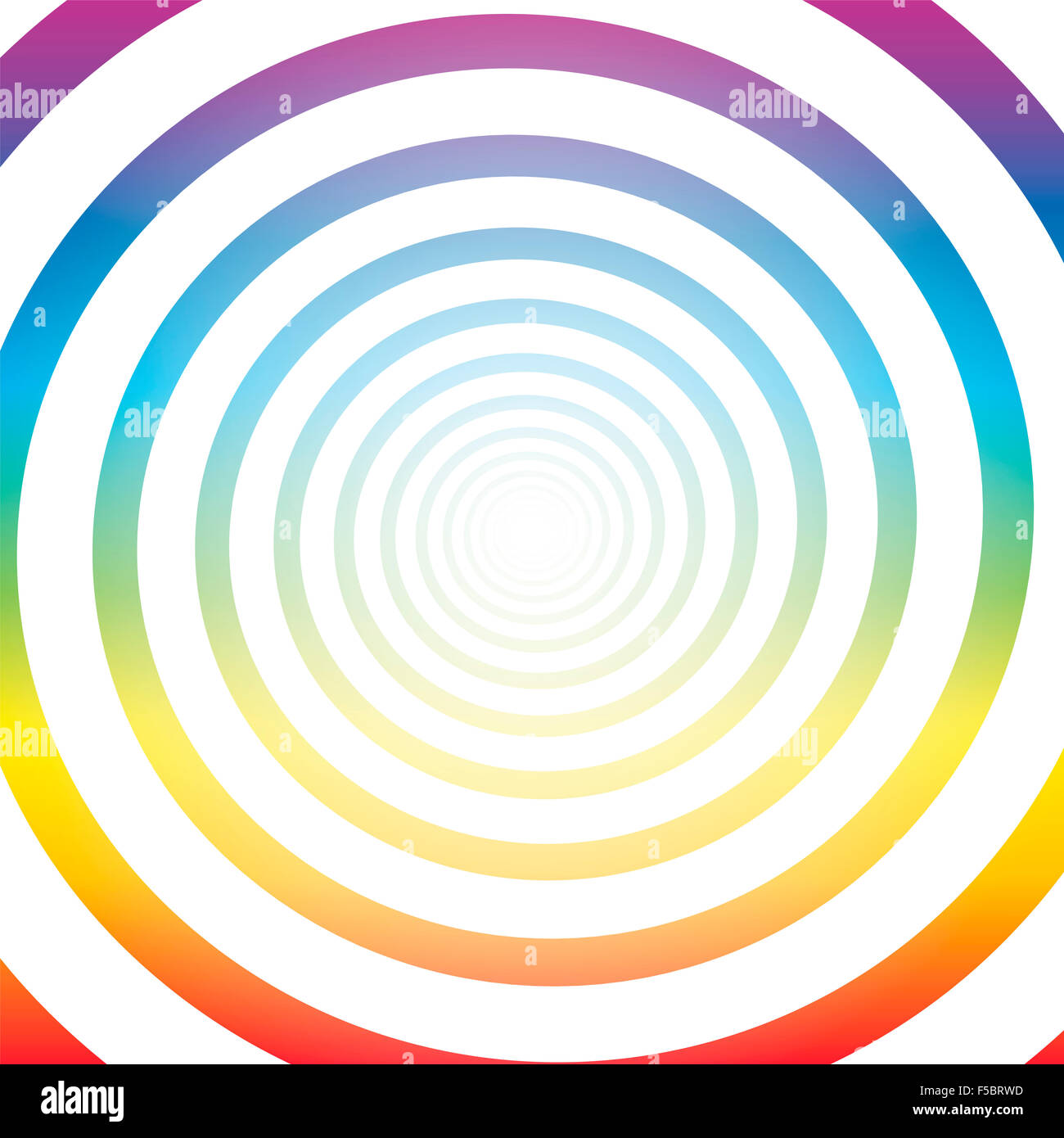 Spiral tunnel, rainbow colors, white shiny center, three-dimensional ... Spiral tunnel, rainbow colors, white shiny center, three-dimensional ...
