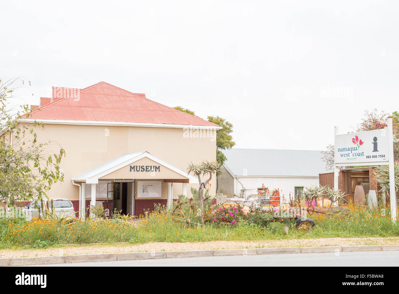 VANRHYNSDORP, SOUTH AFRICA - AUGUST 12, 2015: The museum and ...