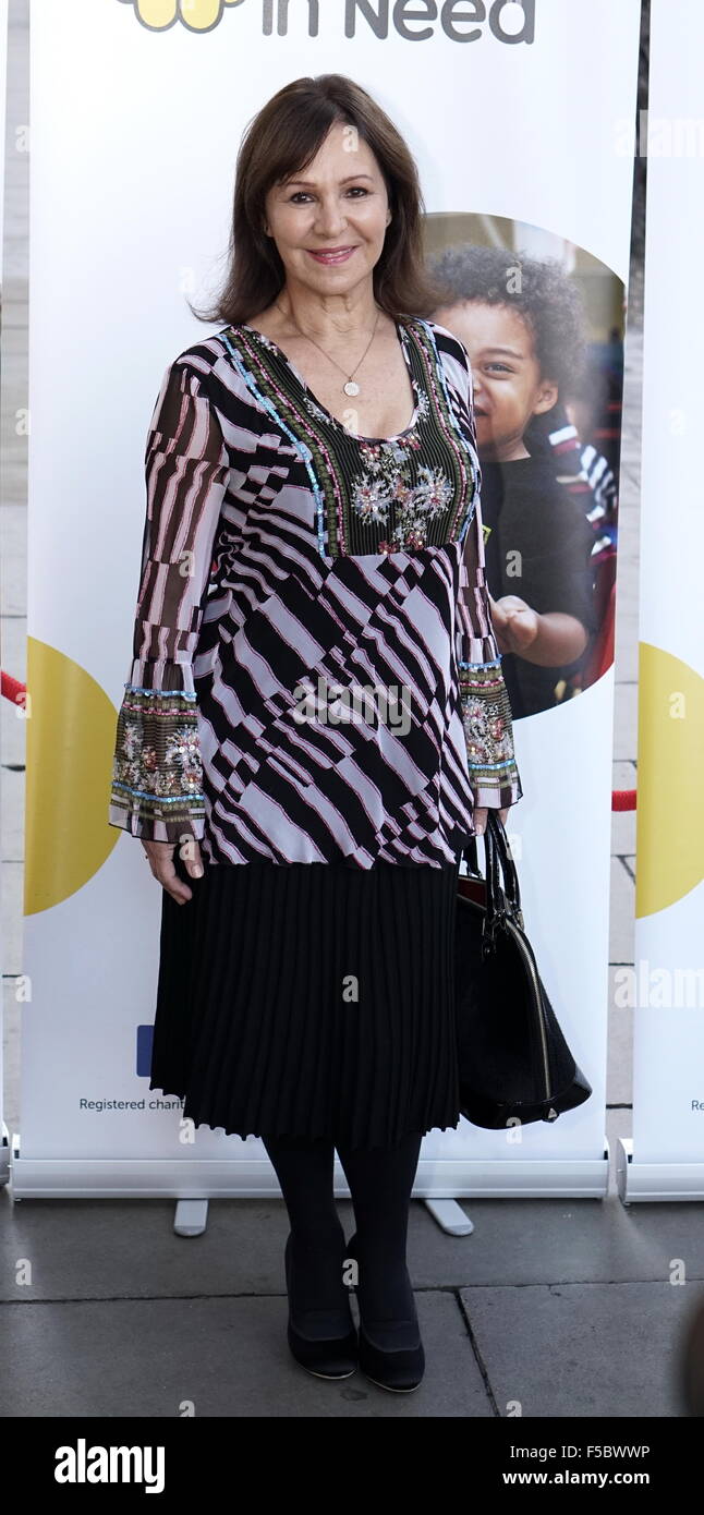 London, UK. 1st Nov, 2015. Arlene Phillips arrives for Terry Wogan's ...