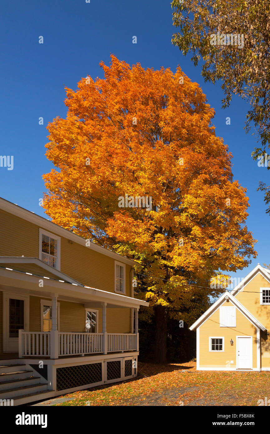 Fall leaf peeping stowe vermont hi-res stock photography and images - Alamy